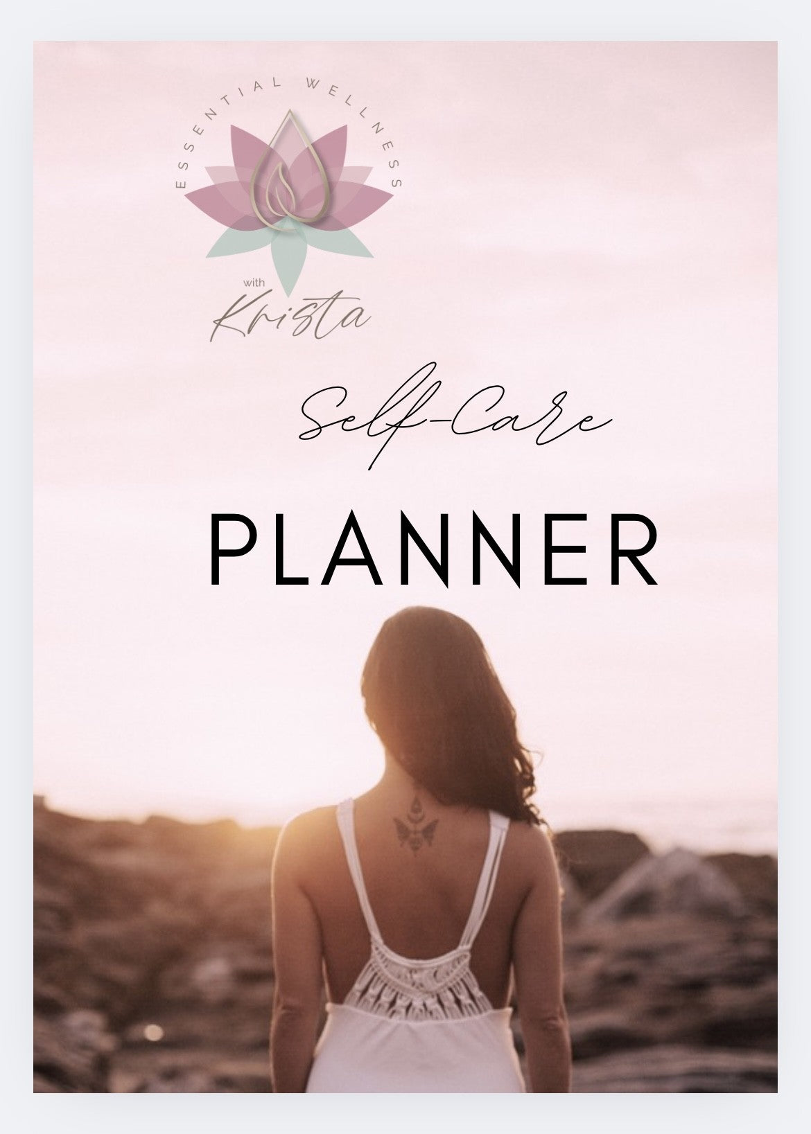 Self Care Planner-Printable- PDF – Essential Wellness With Krista